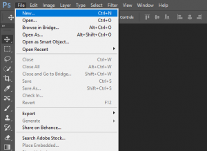 How to Create a New File in Photoshop Step by Step